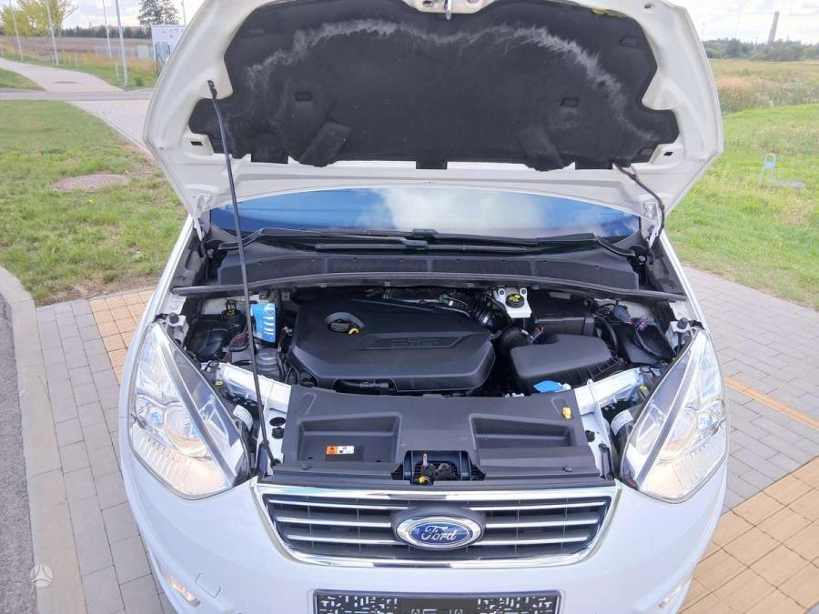 White Ford Galaxy 2013 in Marijampole, with an engine capacity of 1.60 L and mileage of 127 thousand km for 5550 €, photo 39 on AUTOMOTO.COM.LV