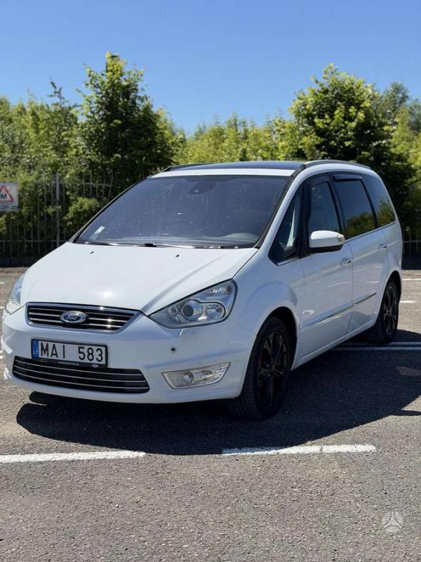 White Ford Galaxy 2014 in Kedainiai, with an engine capacity of 2.00 L and mileage of 253 thousand km for 7200 €, photo 2 on AUTOMOTO.COM.LV