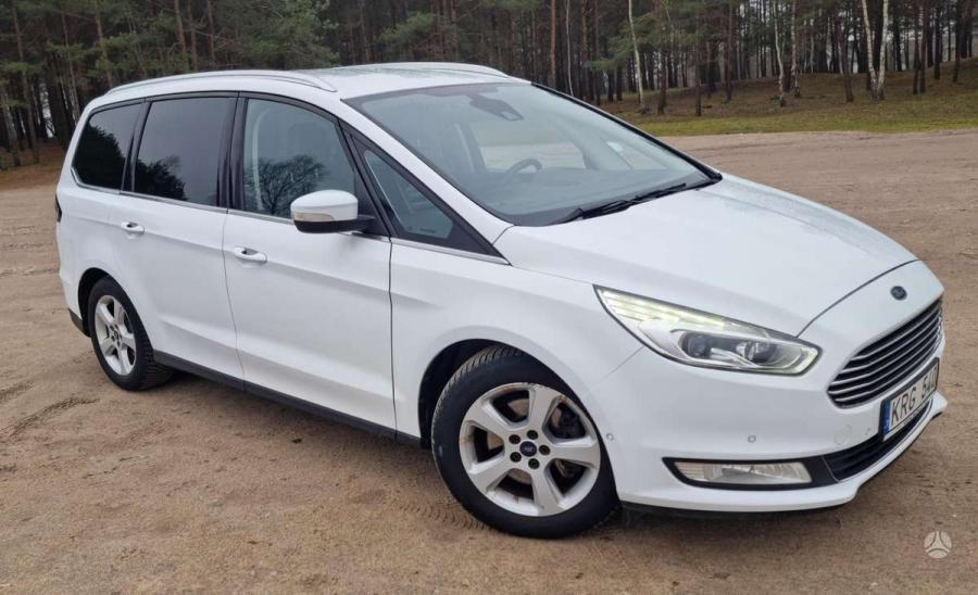 White Ford Galaxy 2016 in Klaipeda, with an engine capacity of 2.00 L and mileage of 252 thousand km for 9250 €, photo 3 on AUTOMOTO.COM.LV