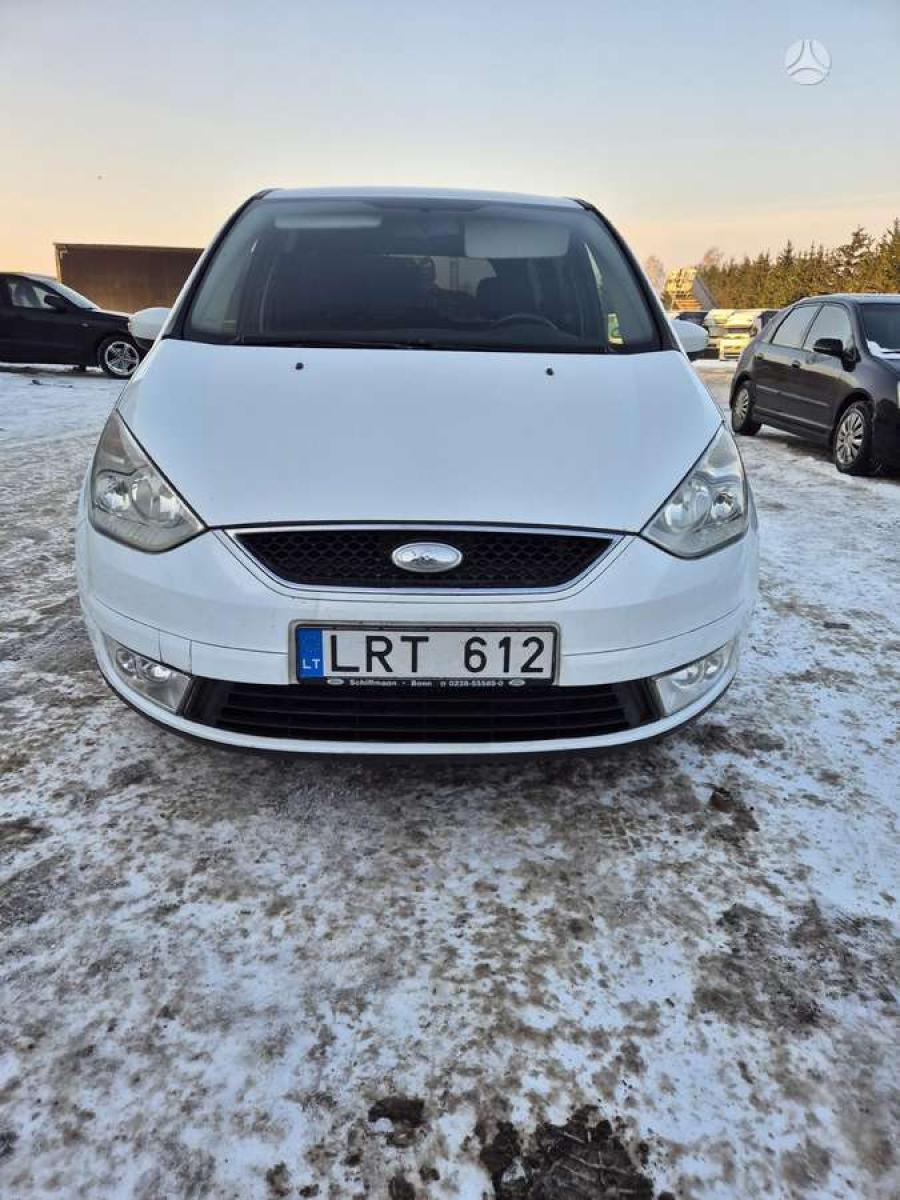White Ford Galaxy 2008 in Alytus, with an engine capacity of 2.00 L and mileage of 431 thousand km for 2500 €, photo 1 on AUTOMOTO.COM.LV