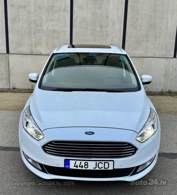 White Ford Galaxy 2016 in Tallinn, with an engine capacity of 2.00 L and mileage of 223 thousand km for 14999 €, photo 3 on AUTOMOTO.COM.LV