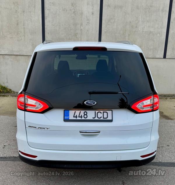White Ford Galaxy 2016 in Tallinn, with an engine capacity of 2.00 L and mileage of 223 thousand km for 14999 €, photo 5 on AUTOMOTO.COM.LV