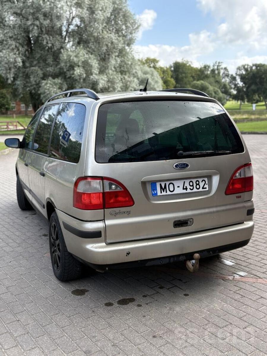 Желтый Форд Галакси 2002 в Кулдига, объемом двигателя 1.90 л и пробегом 412 тыс. км за 1200 €, фото 3 на AUTOMOTO.COM.LV