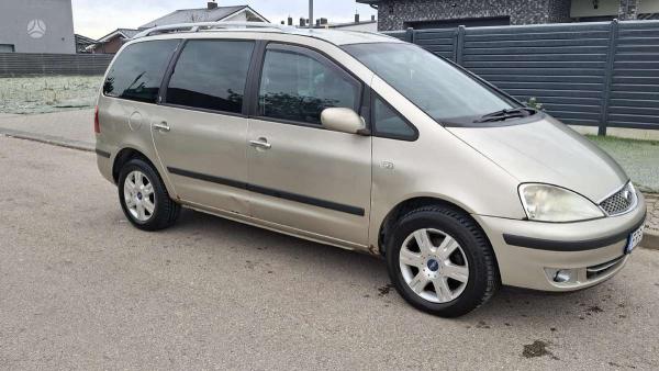 Yellow Ford Galaxy 2005 in Kaunas, with an engine capacity of 1.90 L and mileage of 373 thousand km for 1450 €, photo 1 on AUTOMOTO.COM.LV