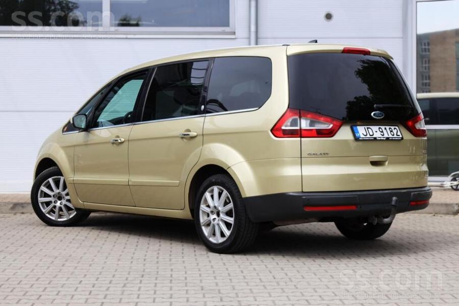 Yellow Ford Galaxy 2008 in Riga, with an engine capacity of 1.80 L and mileage of 0 thousand km for 3495 €, photo 5 on AUTOMOTO.COM.LV