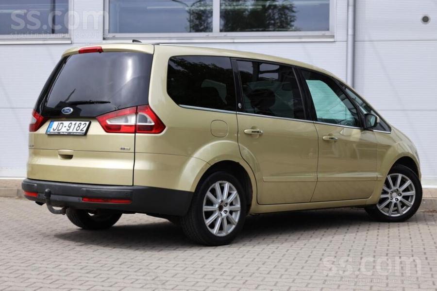 Yellow Ford Galaxy 2008 in Riga, with an engine capacity of 1.80 L and mileage of 0 thousand km for 3495 €, photo 7 on AUTOMOTO.COM.LV