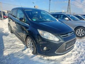 Melns Ford Grand C-MAX 2011 Kauņa, ar dzinēja tilpumu 1.60 L un nobraukumu 200 tūkst. km par 3850 €, foto  vietnē AUTOMOTO.COM.LV