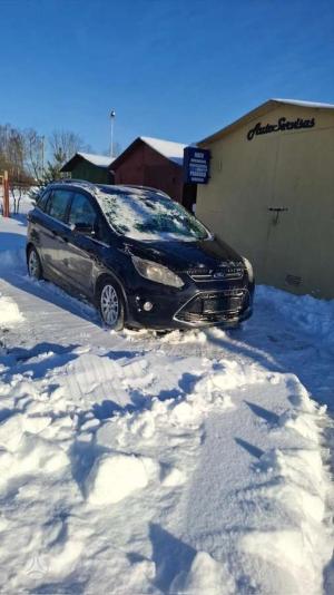 Black Ford Grand C-MAX 2011 in Vilnius, with an engine capacity of 2.00 L and mileage of 245 thousand km for 3140 €, photo  on AUTOMOTO.COM.LV