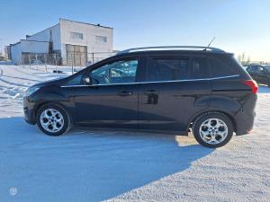 Black Ford Grand C-MAX 2011 in Marijampole, with an engine capacity of 1.60 L and mileage of 248 thousand km for 2999 €, photo 12 on AUTOMOTO.COM.LV