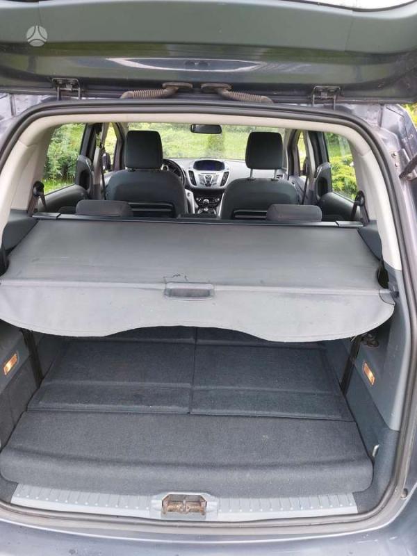 Black Ford Grand C-MAX 2011 in Sirvintos, with an engine capacity of 1.56 L and mileage of 291 thousand km for 3200 €, photo 7 on AUTOMOTO.COM.LV