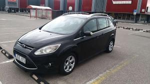 Black Ford Grand C-MAX 2011 in Vilnius, with an engine capacity of 2.00 L and mileage of 310 thousand km for 3230 €, photo  on AUTOMOTO.COM.LV