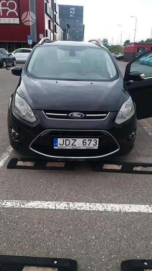 Black Ford Grand C-MAX 2011 in Vilnius, with an engine capacity of 2.00 L and mileage of 310 thousand km for 3230 €, photo 6 on AUTOMOTO.COM.LV