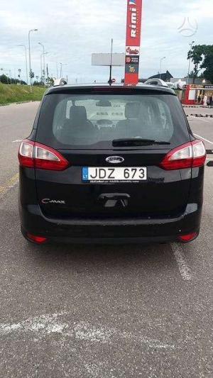 Black Ford Grand C-MAX 2011 in Vilnius, with an engine capacity of 2.00 L and mileage of 310 thousand km for 3230 €, photo 11 on AUTOMOTO.COM.LV