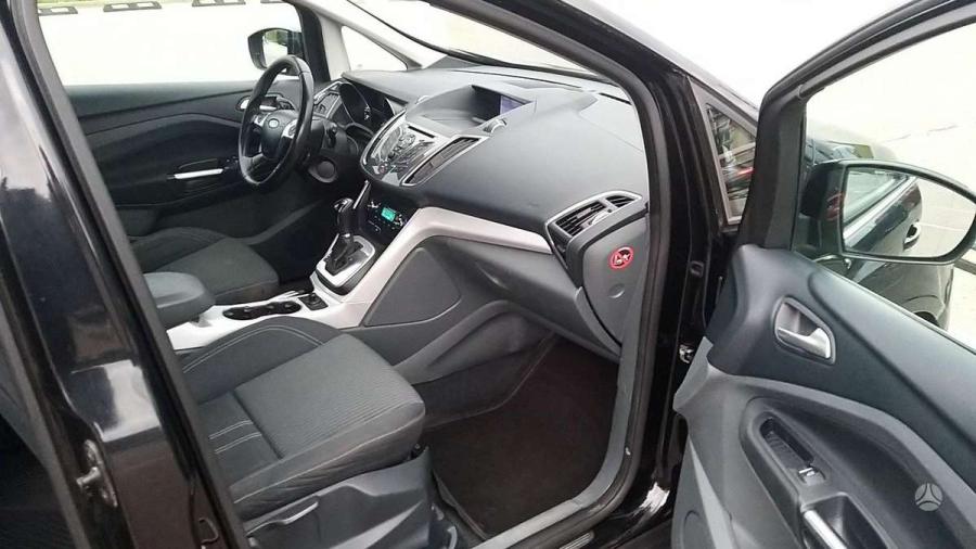 Black Ford Grand C-MAX 2011 in Vilnius, with an engine capacity of 2.00 L and mileage of 310 thousand km for 3230 €, photo 12 on AUTOMOTO.COM.LV