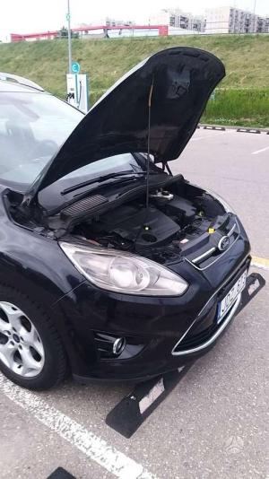 Black Ford Grand C-MAX 2011 in Vilnius, with an engine capacity of 2.00 L and mileage of 310 thousand km for 3230 €, photo 15 on AUTOMOTO.COM.LV