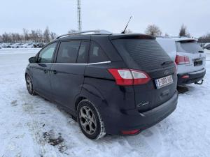 Black Ford Grand C-MAX 2012 in Marijampole, with an engine capacity of 1.60 L and mileage of 250 thousand km for 3300 €, photo 7 on AUTOMOTO.COM.LV