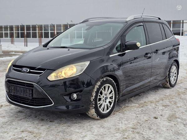 Black Ford Grand C-MAX 2012 in Rokiskis, with an engine capacity of 2.00 L and mileage of 223 thousand km for 3550 €, photo 1 on AUTOMOTO.COM.LV