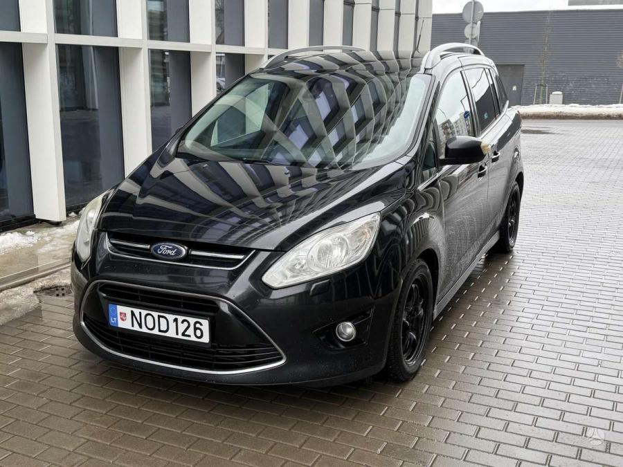 Melns Ford Grand C-MAX 2012 Viļņa, ar dzinēja tilpumu 2.00 L un nobraukumu 275 tūkst. km par 3100 €, foto 1 vietnē AUTOMOTO.COM.LV