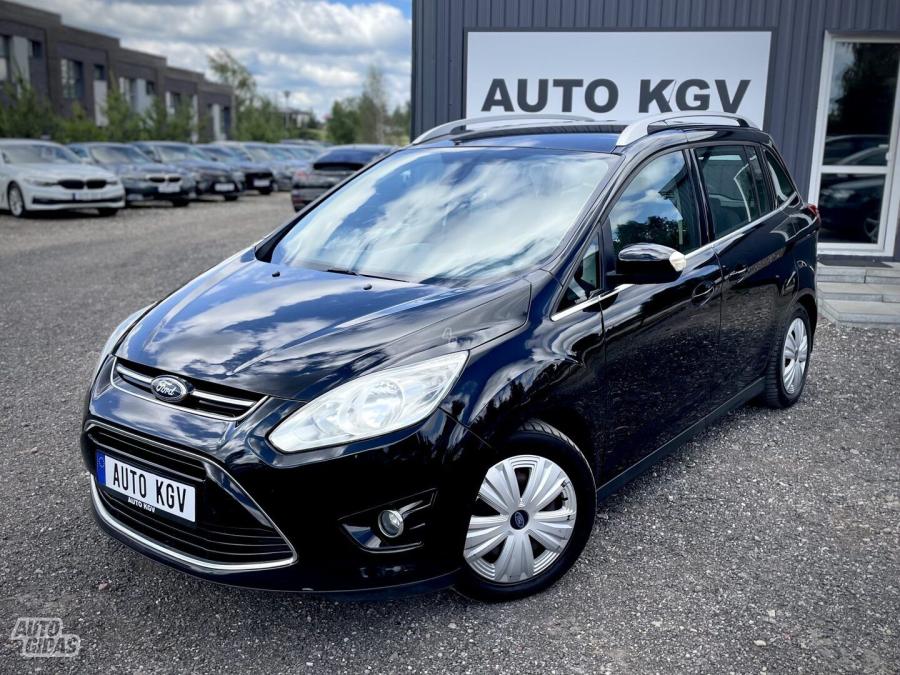 Black Ford Grand C-MAX 2012 in Vilnius, with an engine capacity of 1.60 L and mileage of 308 thousand km for 4999 €, photo 1 on AUTOMOTO.COM.LV