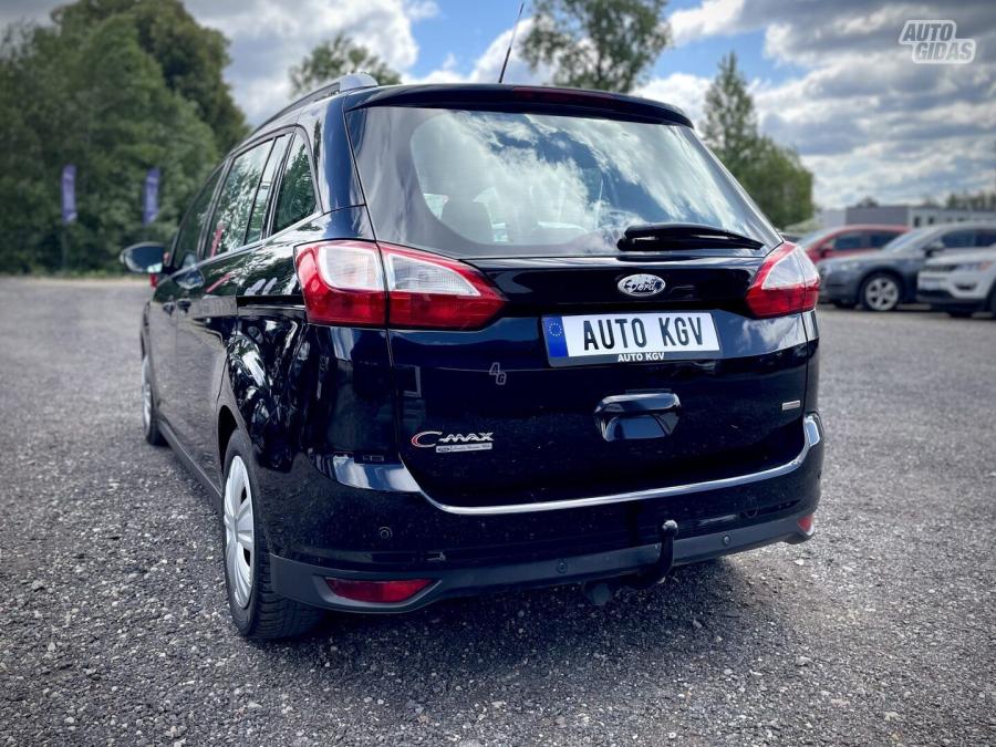 Black Ford Grand C-MAX 2012 in Vilnius, with an engine capacity of 1.60 L and mileage of 308 thousand km for 4999 €, photo 5 on AUTOMOTO.COM.LV