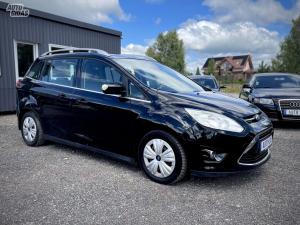Black Ford Grand C-MAX 2012 in Vilnius, with an engine capacity of 1.60 L and mileage of 308 thousand km for 4999 €, photo 8 on AUTOMOTO.COM.LV