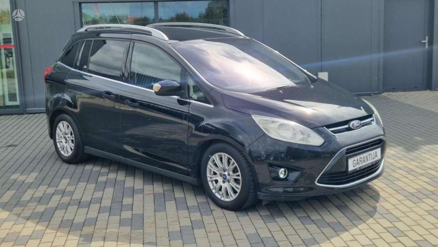 Melns Ford Grand C-MAX 2012 Šauļi, ar dzinēja tilpumu 2.00 L un nobraukumu 239 tūkst. km par 3500 €, foto 1 vietnē AUTOMOTO.COM.LV