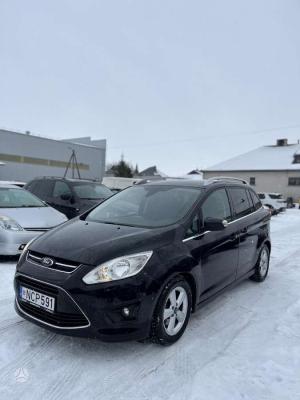 Black Ford Grand C-MAX 2013 in Marijampole, with an engine capacity of 2.00 L and mileage of 196 thousand km for 5100 €, photo 5 on AUTOMOTO.COM.LV