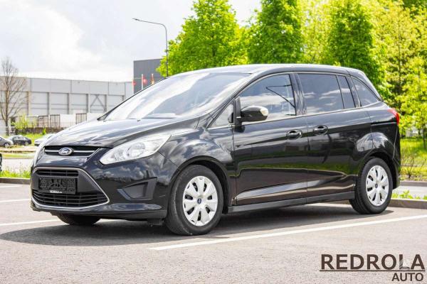 Black Ford Grand C-MAX 2013 in Kaunas, with an engine capacity of 1.56 L and mileage of 178 thousand km for 4200 €, photo 1 on AUTOMOTO.COM.LV