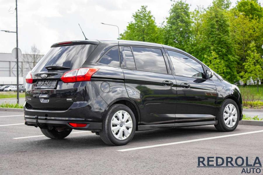 Melns Ford Grand C-MAX 2013 Kauņa, ar dzinēja tilpumu 1.56 L un nobraukumu 178 tūkst. km par 4200 €, foto 5 vietnē AUTOMOTO.COM.LV