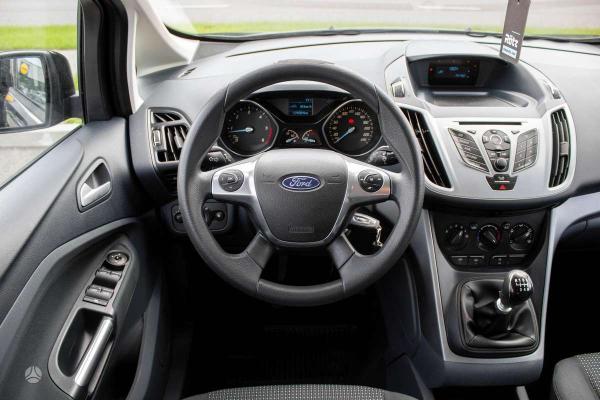 Black Ford Grand C-MAX 2013 in Kaunas, with an engine capacity of 1.56 L and mileage of 178 thousand km for 4200 €, photo 10 on AUTOMOTO.COM.LV