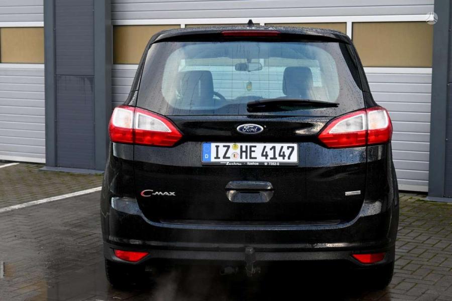 Black Ford Grand C-MAX 2014 in Kretinga, with an engine capacity of 1.00 L and mileage of 171 thousand km for 4999 €, photo 7 on AUTOMOTO.COM.LV