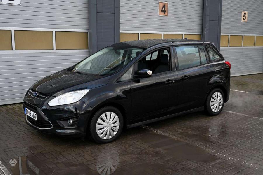 Black Ford Grand C-MAX 2014 in Kretinga, with an engine capacity of 1.00 L and mileage of 171 thousand km for 4999 €, photo 13 on AUTOMOTO.COM.LV