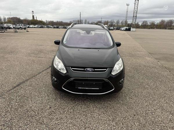 Black Ford Grand C-MAX 2014 in Marijampole, with an engine capacity of 1.60 L and mileage of 151 thousand km for 4950 €, photo 2 on AUTOMOTO.COM.LV