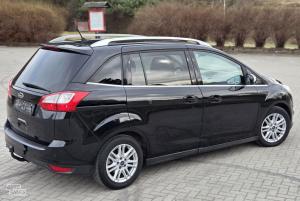 Black Ford Grand C-MAX 2014 in Vilnius, with an engine capacity of 1.60 L and mileage of 203 thousand km for 3700 €, photo 5 on AUTOMOTO.COM.LV