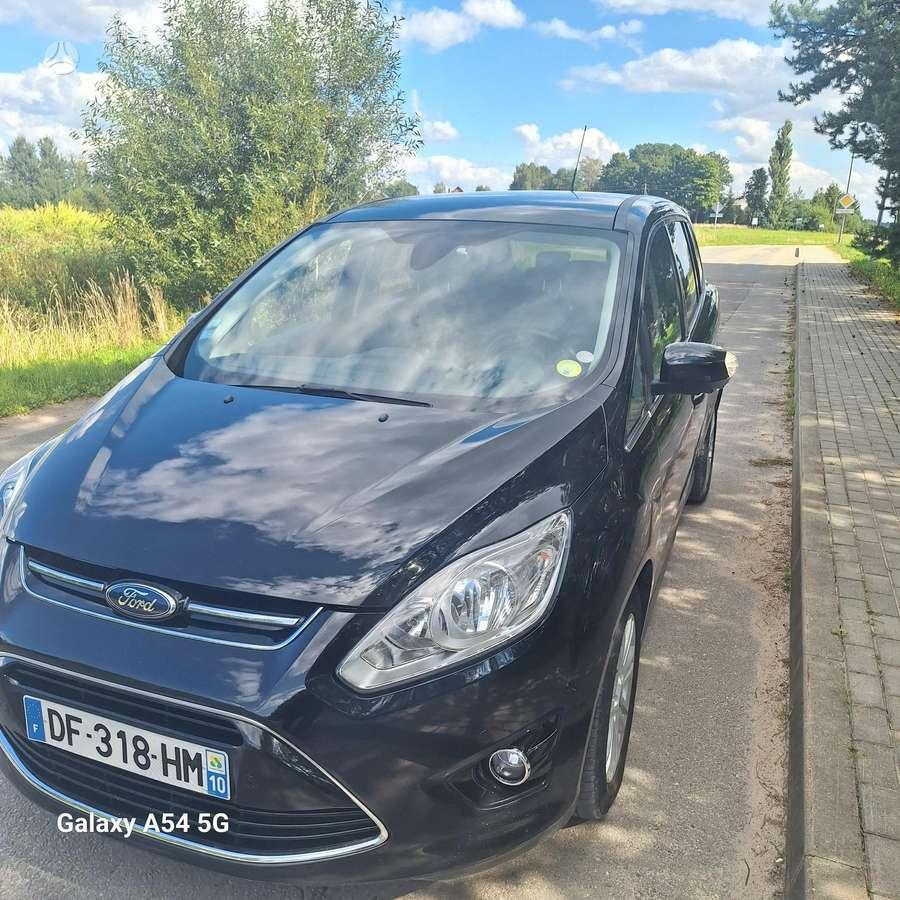Black Ford Grand C-MAX 2014 in Taurage, with an engine capacity of 1.56 L and mileage of 201 thousand km for 4999 €, photo 4 on AUTOMOTO.COM.LV