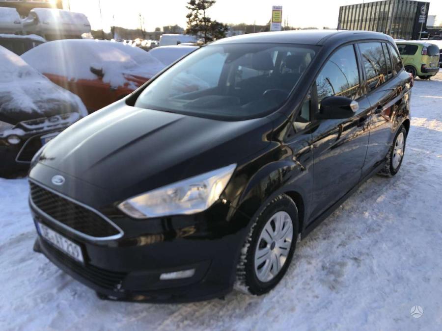 Black Ford Grand C-MAX 2015 in Klaipeda, with an engine capacity of 2.00 L and mileage of 230 thousand km for 6950 €, photo 1 on AUTOMOTO.COM.LV