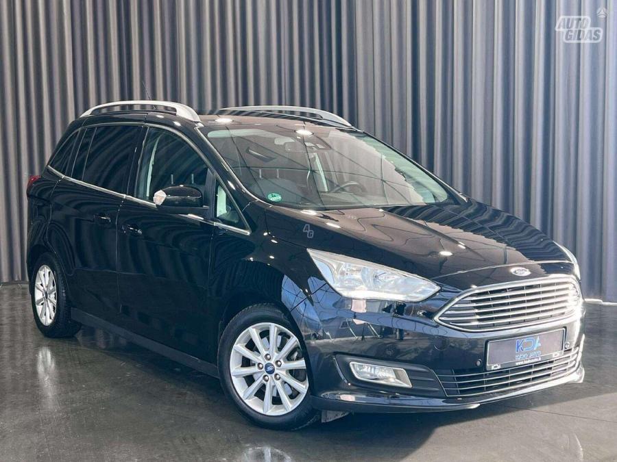 Black Ford Grand C-MAX 2016 in Marijampole, with an engine capacity of 1.00 L and mileage of 133 thousand km for 6350 €, photo 1 on AUTOMOTO.COM.LV