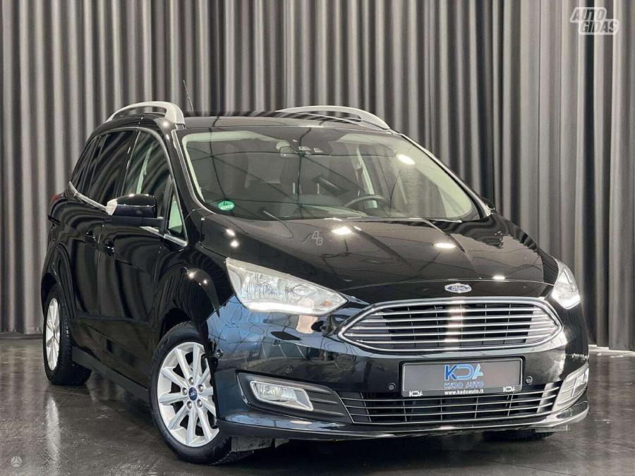 Black Ford Grand C-MAX 2016 in Marijampole, with an engine capacity of 1.00 L and mileage of 133 thousand km for 6350 €, photo 3 on AUTOMOTO.COM.LV
