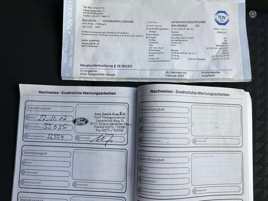 Melns Ford Grand C-MAX 2016 Prienai, ar dzinēja tilpumu 1.00 L un nobraukumu 177 tūkst. km par 3950 €, foto 19 vietnē AUTOMOTO.COM.LV
