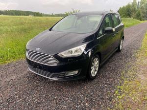 Black Ford Grand C-MAX 2017 in Taurage, with an engine capacity of 1.50 L and mileage of 247 thousand km for 6450 €, photo  on AUTOMOTO.COM.LV