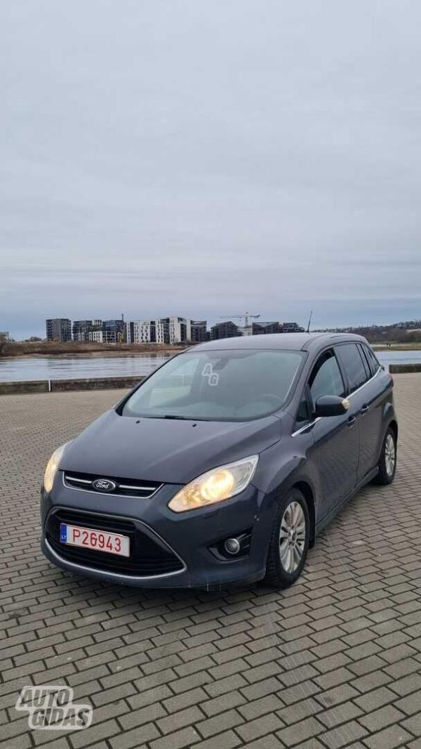 Zils Ford Grand C-MAX 2011 Kauņa, ar dzinēja tilpumu 2.00 L un nobraukumu 320 tūkst. km par 3999 €, foto 2 vietnē AUTOMOTO.COM.LV