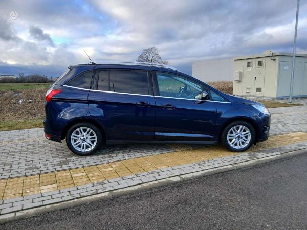 Blue Ford Grand C-MAX 2012 in Marijampole, with an engine capacity of 2.00 L and mileage of 209 thousand km for 4750 €, photo 3 on AUTOMOTO.COM.LV