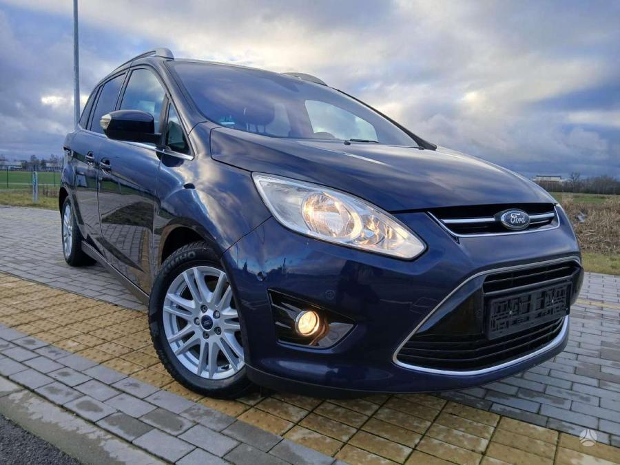 Blue Ford Grand C-MAX 2012 in Marijampole, with an engine capacity of 2.00 L and mileage of 209 thousand km for 4750 €, photo 8 on AUTOMOTO.COM.LV