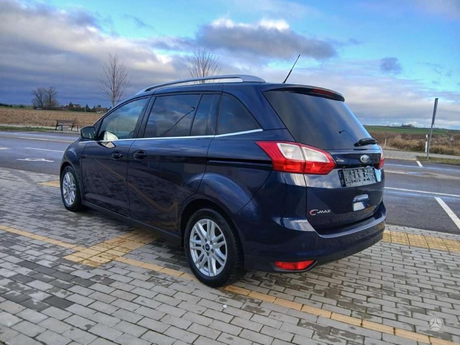 Blue Ford Grand C-MAX 2012 in Marijampole, with an engine capacity of 2.00 L and mileage of 209 thousand km for 4750 €, photo 11 on AUTOMOTO.COM.LV