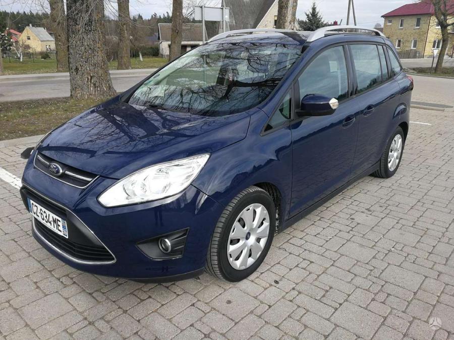 Blue Ford Grand C-MAX 2013 in Kelme, with an engine capacity of 1.00 L and mileage of 170 thousand km for 4000 €, photo 1 on AUTOMOTO.COM.LV