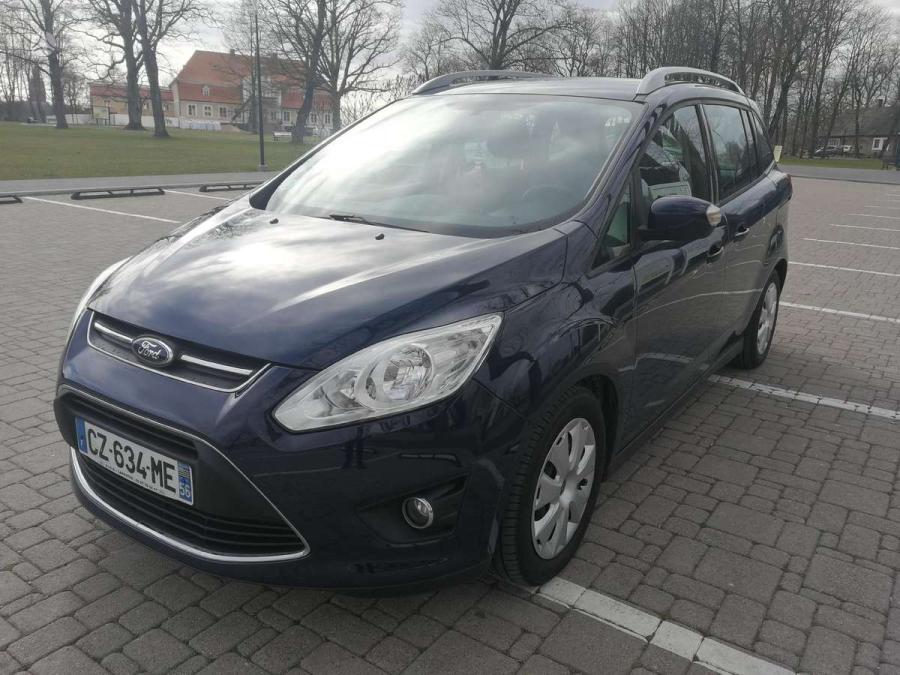 Blue Ford Grand C-MAX 2013 in Kelme, with an engine capacity of 1.00 L and mileage of 170 thousand km for 4000 €, photo 3 on AUTOMOTO.COM.LV