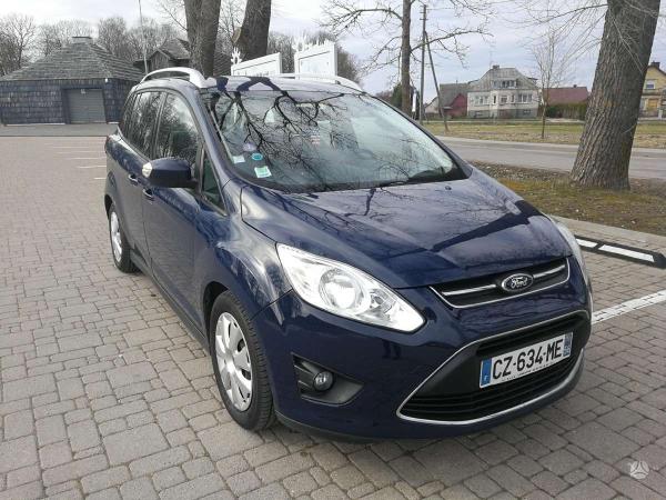 Zils Ford Grand C-MAX 2013 Kelmė, ar dzinēja tilpumu 1.00 L un nobraukumu 170 tūkst. km par 4000 €, foto 5 vietnē AUTOMOTO.COM.LV