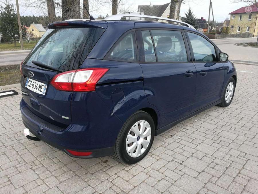 Blue Ford Grand C-MAX 2013 in Kelme, with an engine capacity of 1.00 L and mileage of 170 thousand km for 4000 €, photo 6 on AUTOMOTO.COM.LV