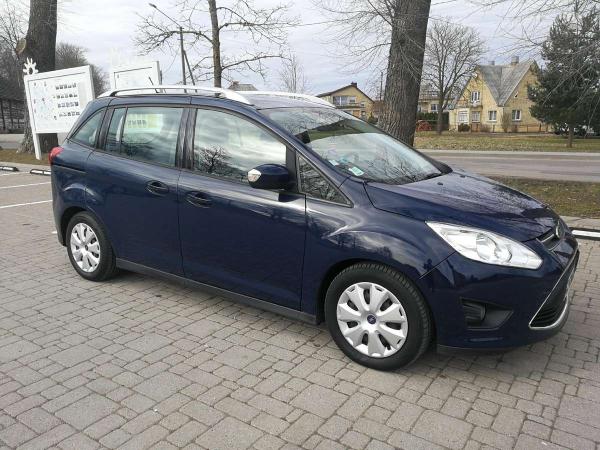Zils Ford Grand C-MAX 2013 Kelmė, ar dzinēja tilpumu 1.00 L un nobraukumu 170 tūkst. km par 4000 €, foto 7 vietnē AUTOMOTO.COM.LV