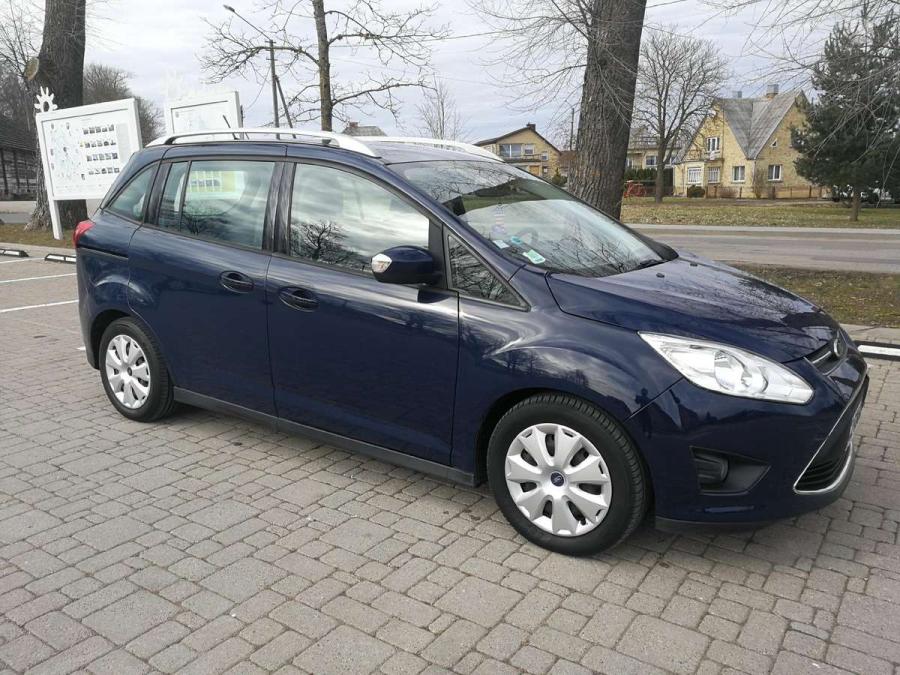 Blue Ford Grand C-MAX 2013 in Kelme, with an engine capacity of 1.00 L and mileage of 170 thousand km for 4000 €, photo 7 on AUTOMOTO.COM.LV